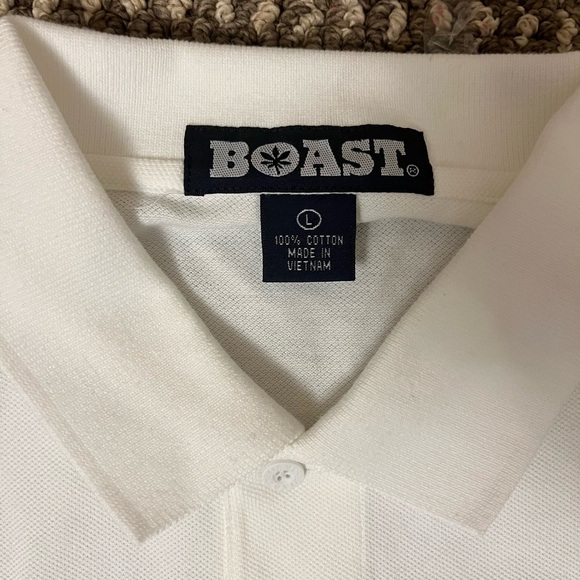 Boast | Shirts | Mens White Polo Shirt Tennis Club Vintage | Poshmark